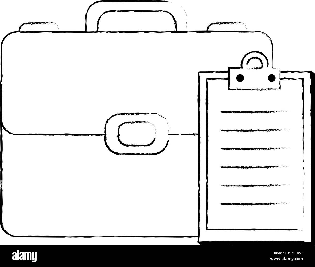 portfolio briefcase with checklist Stock Vector Image & Art - Alamy