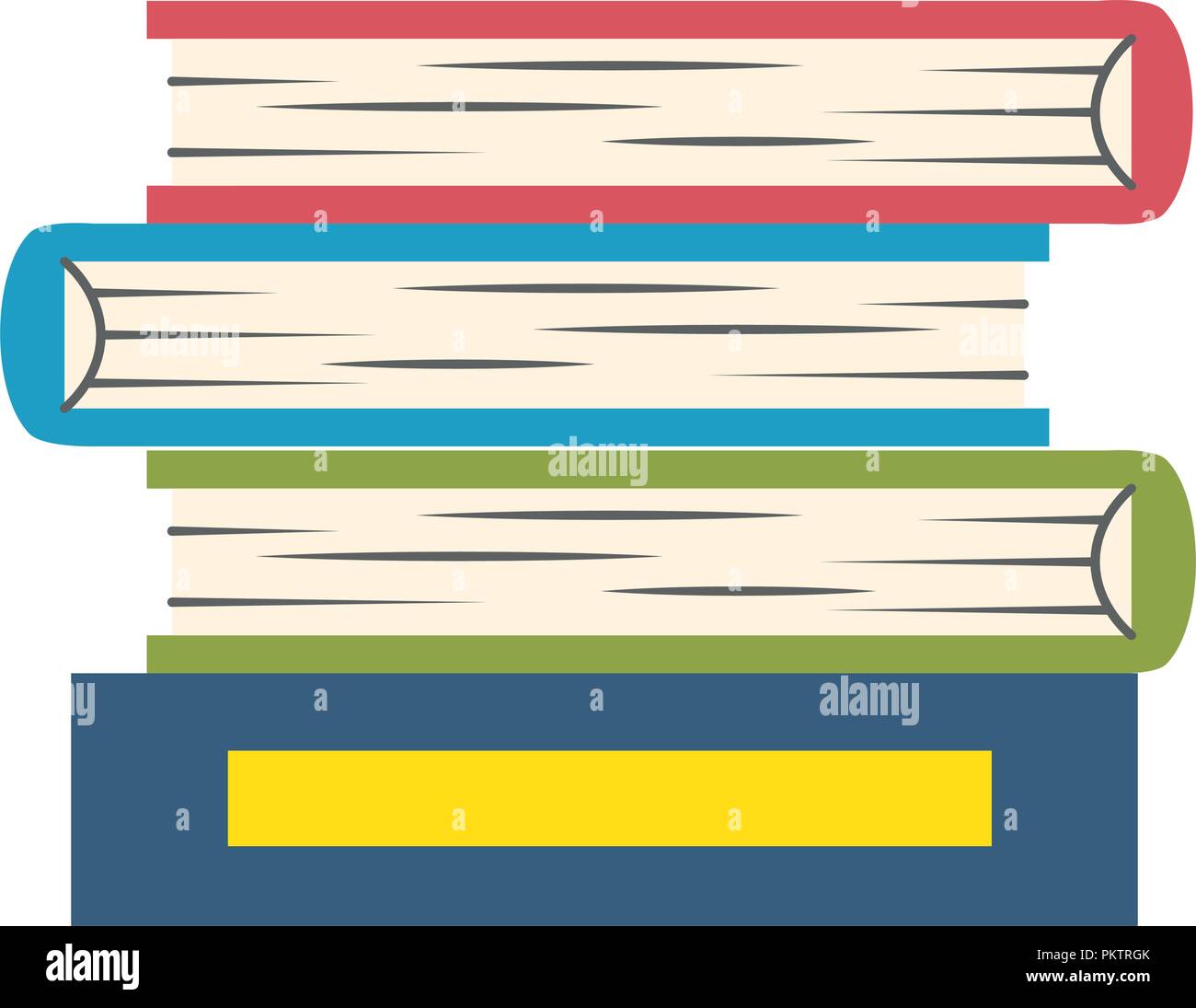 pile text books isolated icon Stock Vector Image & Art - Alamy