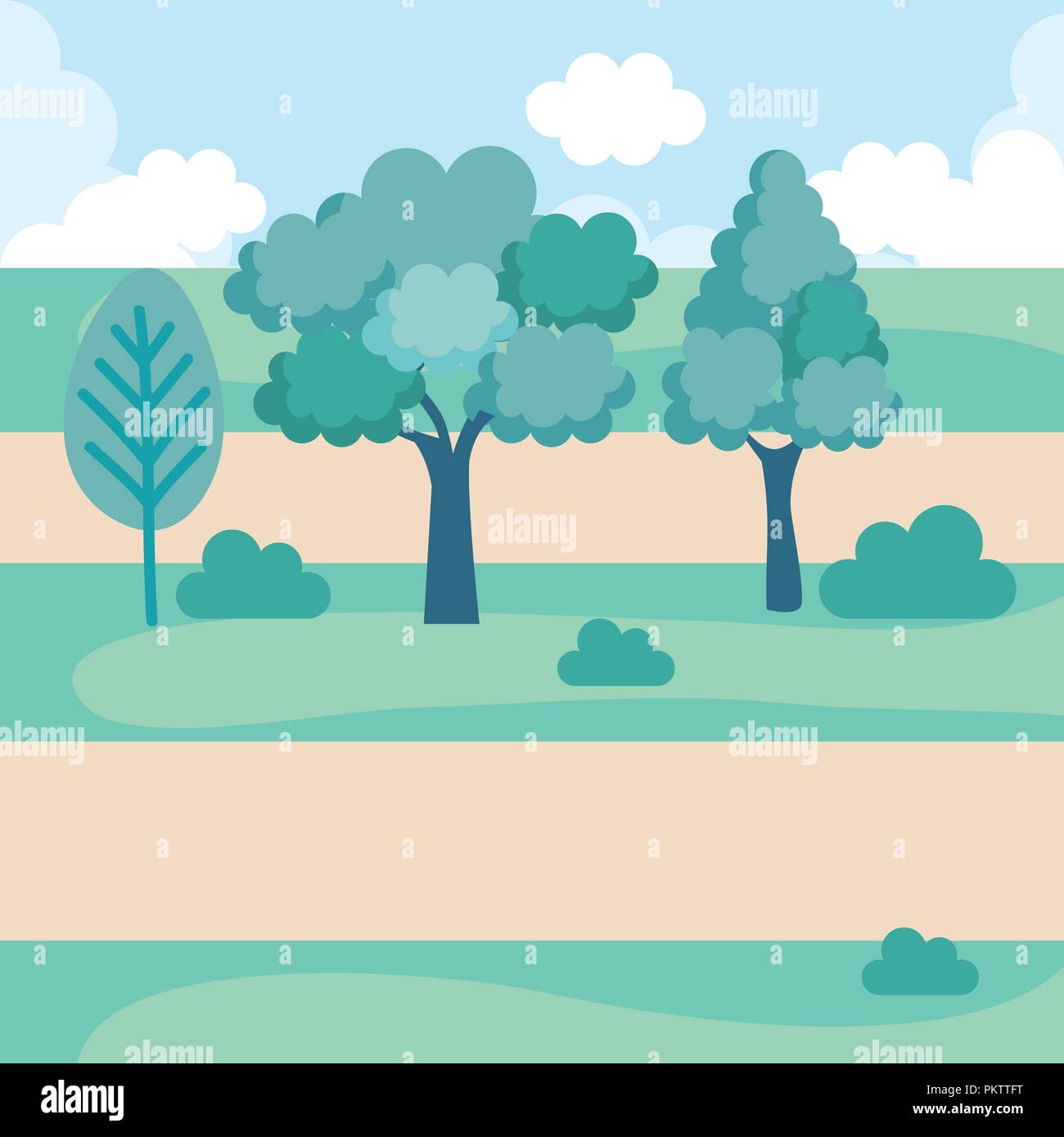 landscape park scene icon Stock Vector Image & Art - Alamy