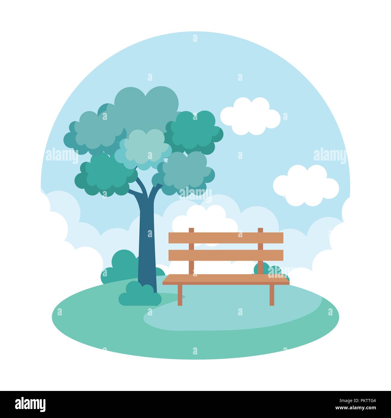 landscape park scene icon Stock Vector Image & Art - Alamy
