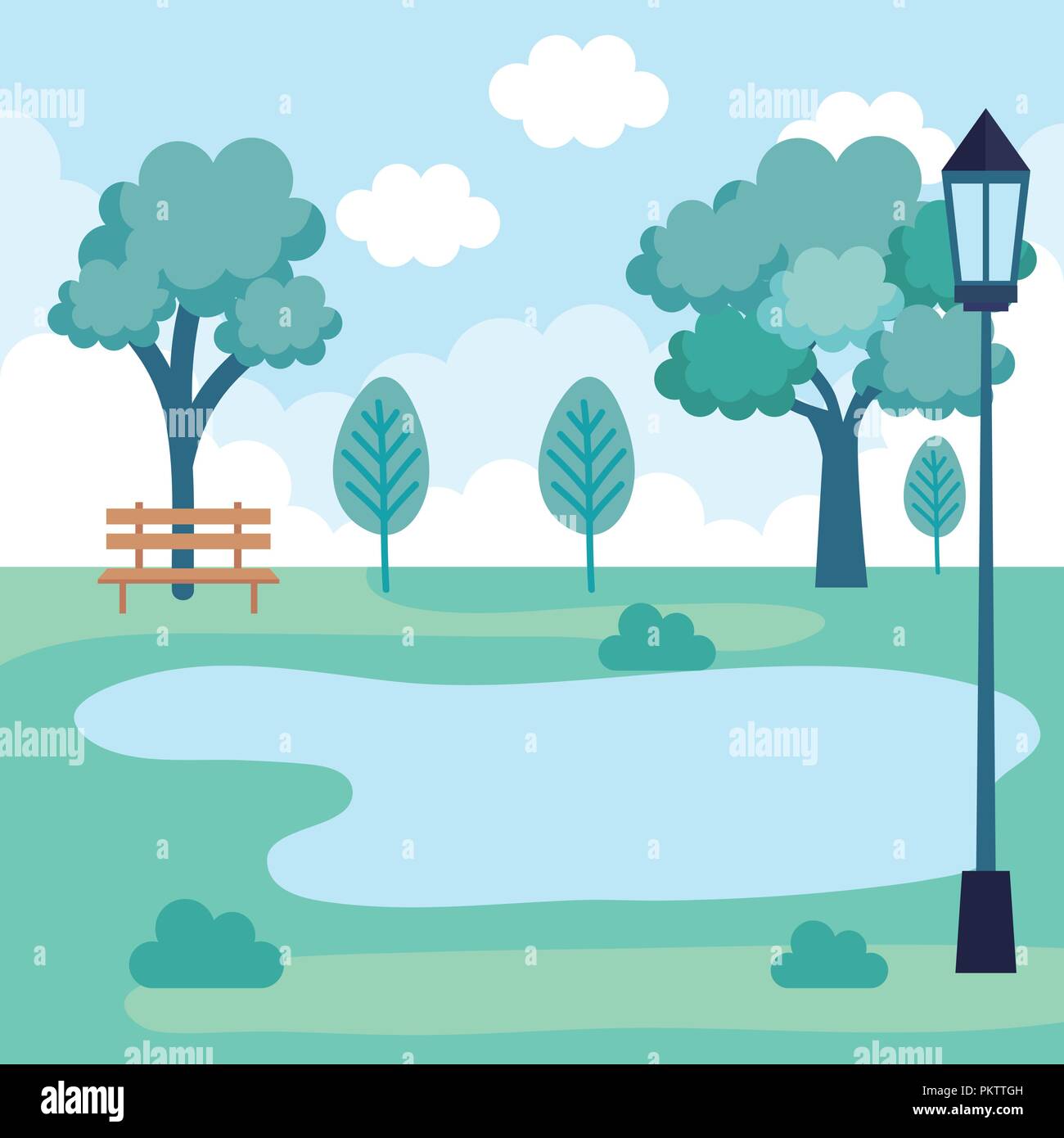 landscape park scene icon Stock Vector Image & Art - Alamy