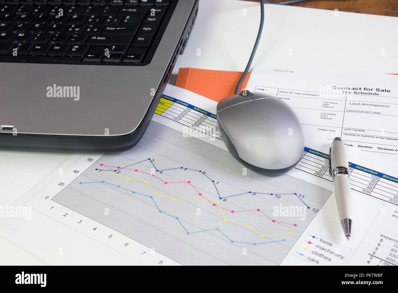 office table of a business firm Stock Photo - Alamy