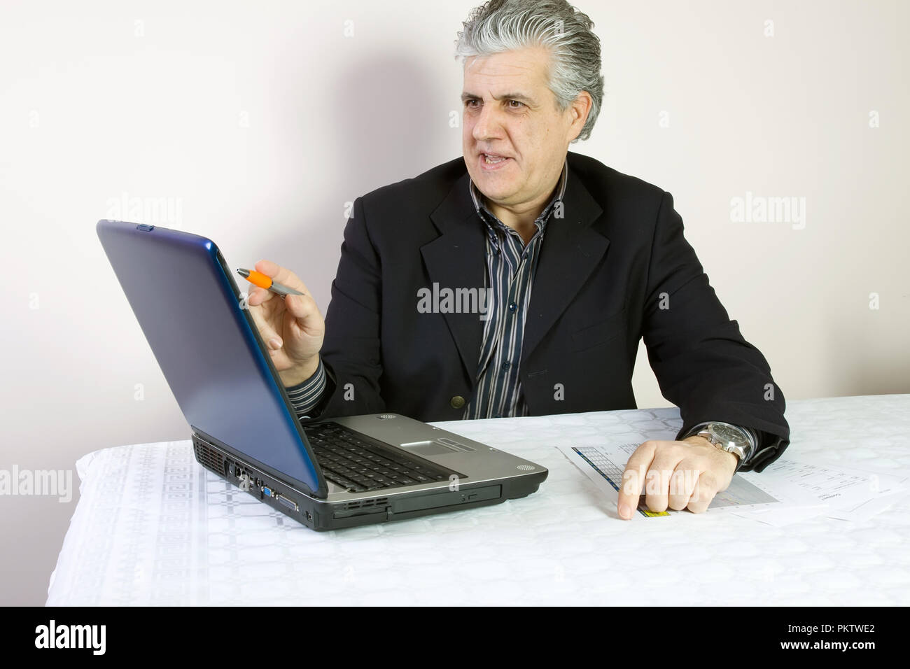 man at office Stock Photo - Alamy