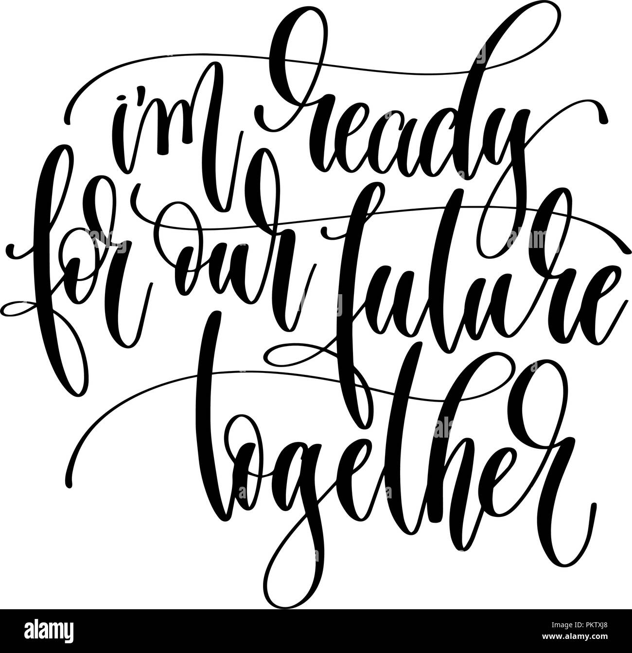 Writing the future together Stock Vector Images - Alamy