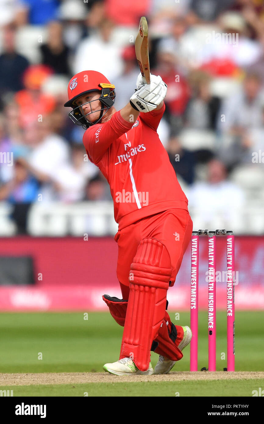 Lancashire Lightning's Alex Davies bats during the Vitality T20 Blast ...