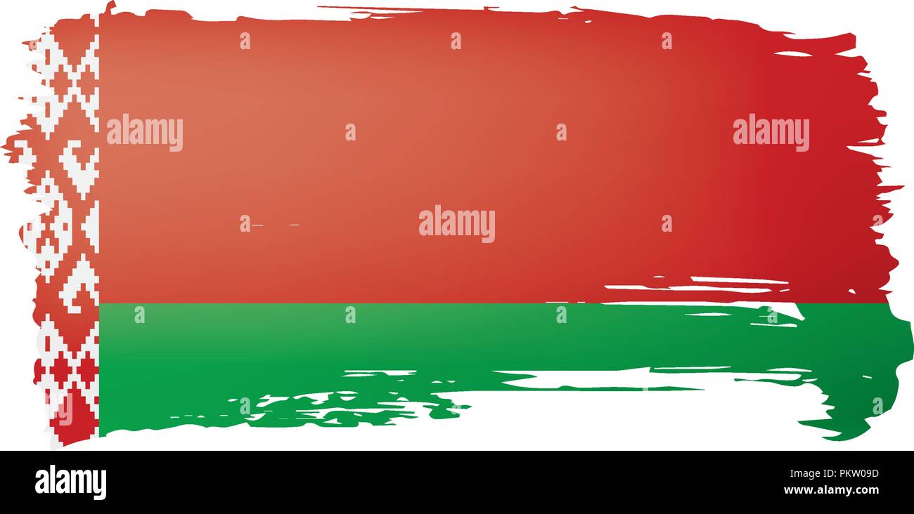 Belarus flag, vector illustration on a white background Stock Vector ...
