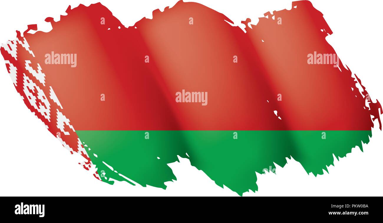 Belarus flag, vector illustration on a white background Stock Vector ...