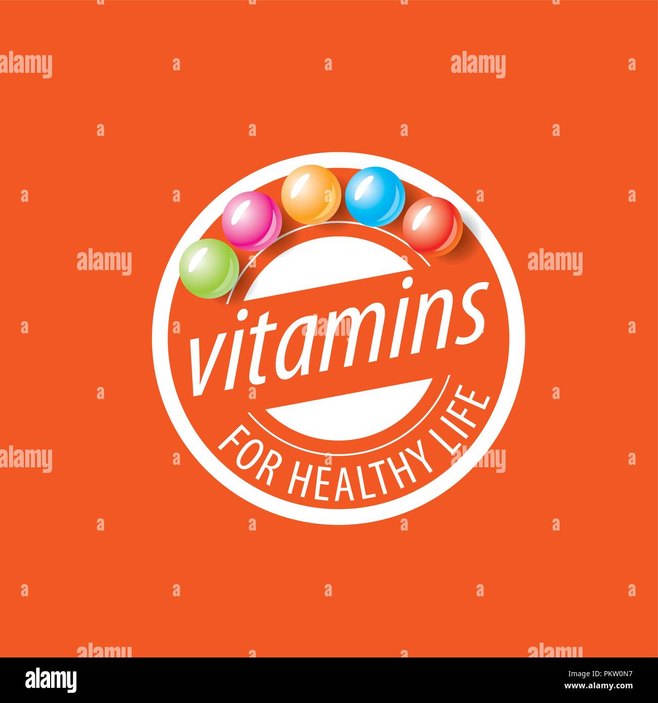 vector logo vitamins Stock Vector Image & Art - Alamy