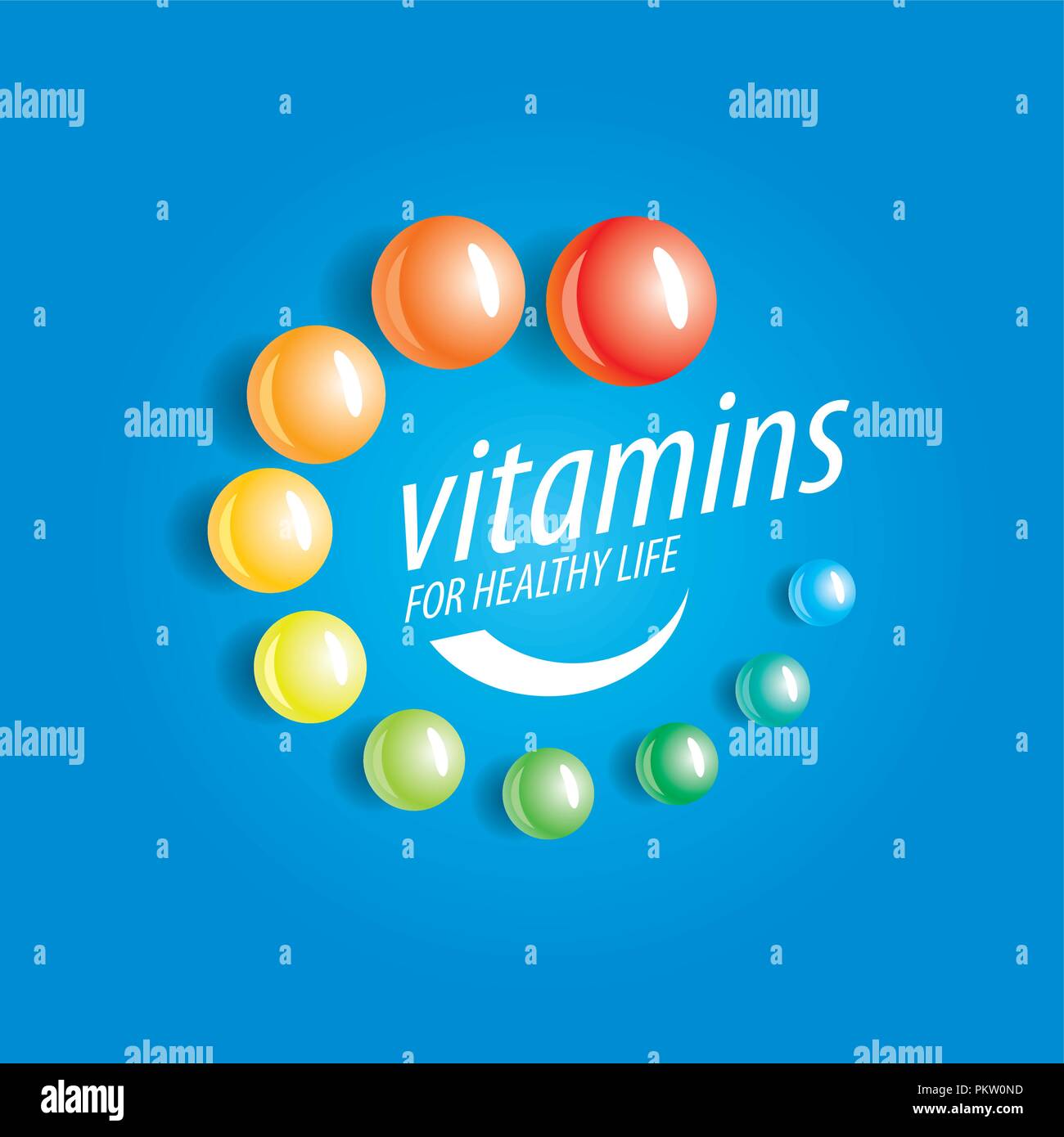 vector logo vitamins Stock Vector Image & Art - Alamy