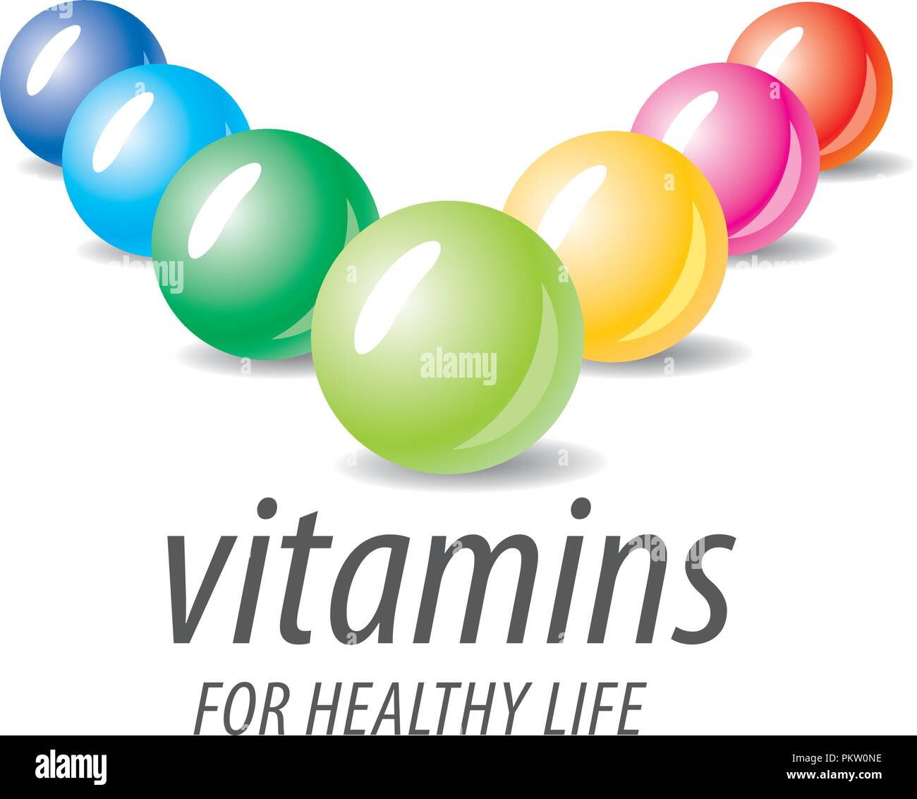 vector logo vitamins Stock Vector Image & Art - Alamy