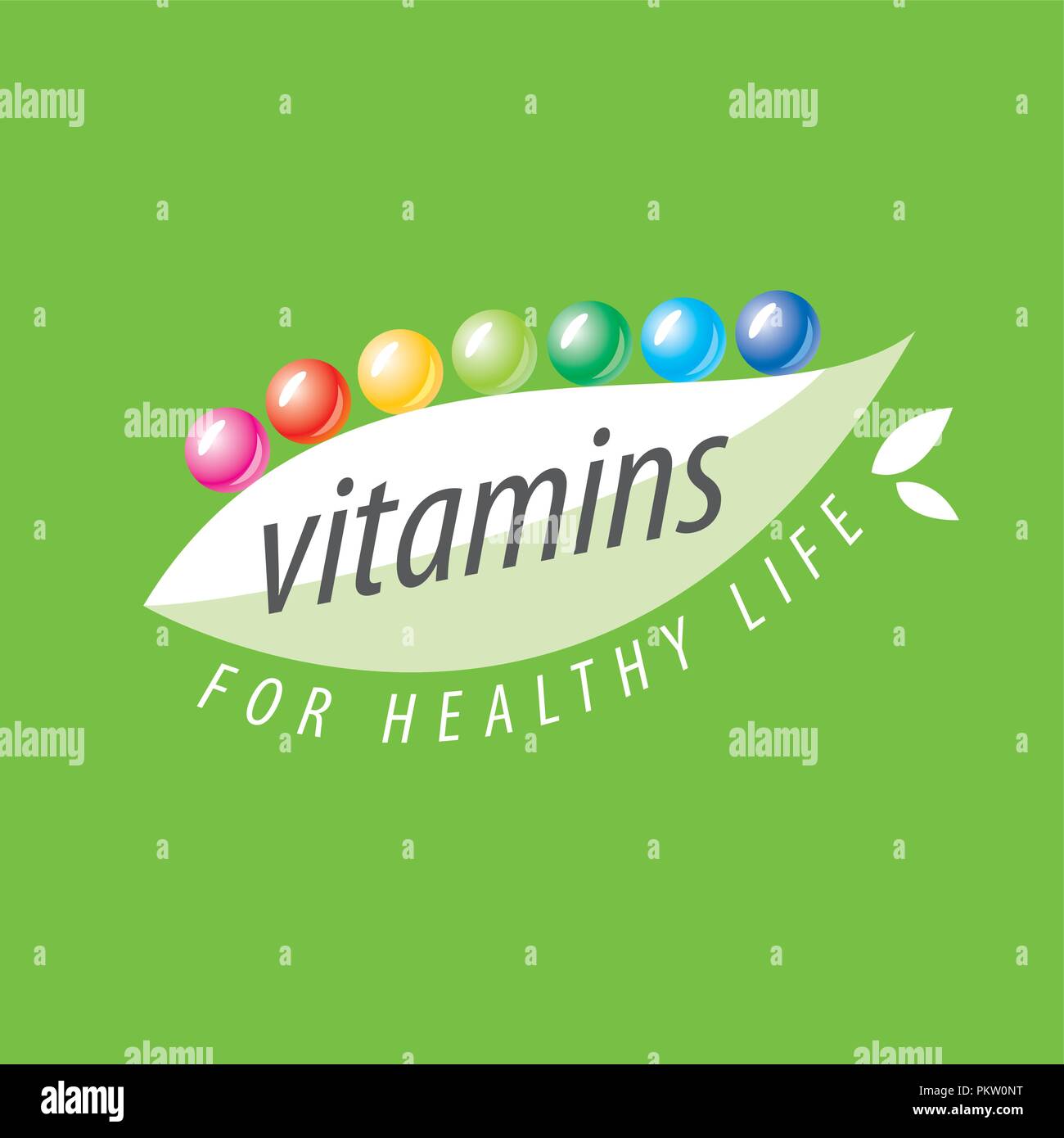 vector logo vitamins Stock Vector Image & Art - Alamy