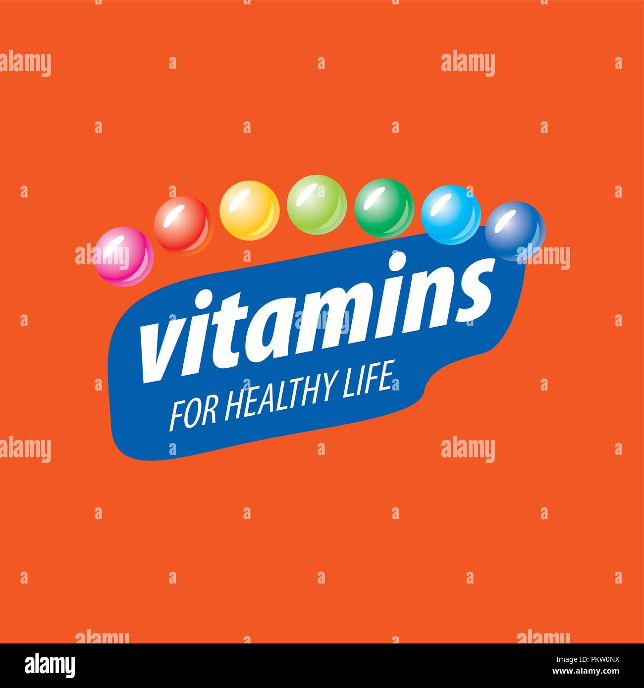 vector logo vitamins Stock Vector Image & Art - Alamy