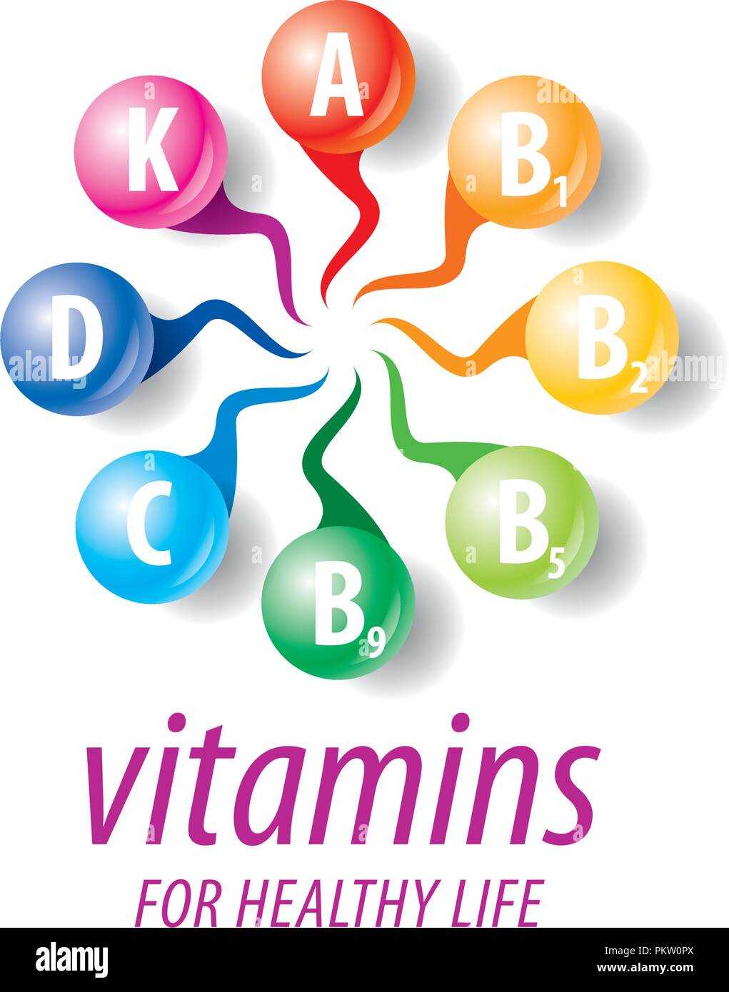 vector logo vitamins Stock Vector Image & Art - Alamy