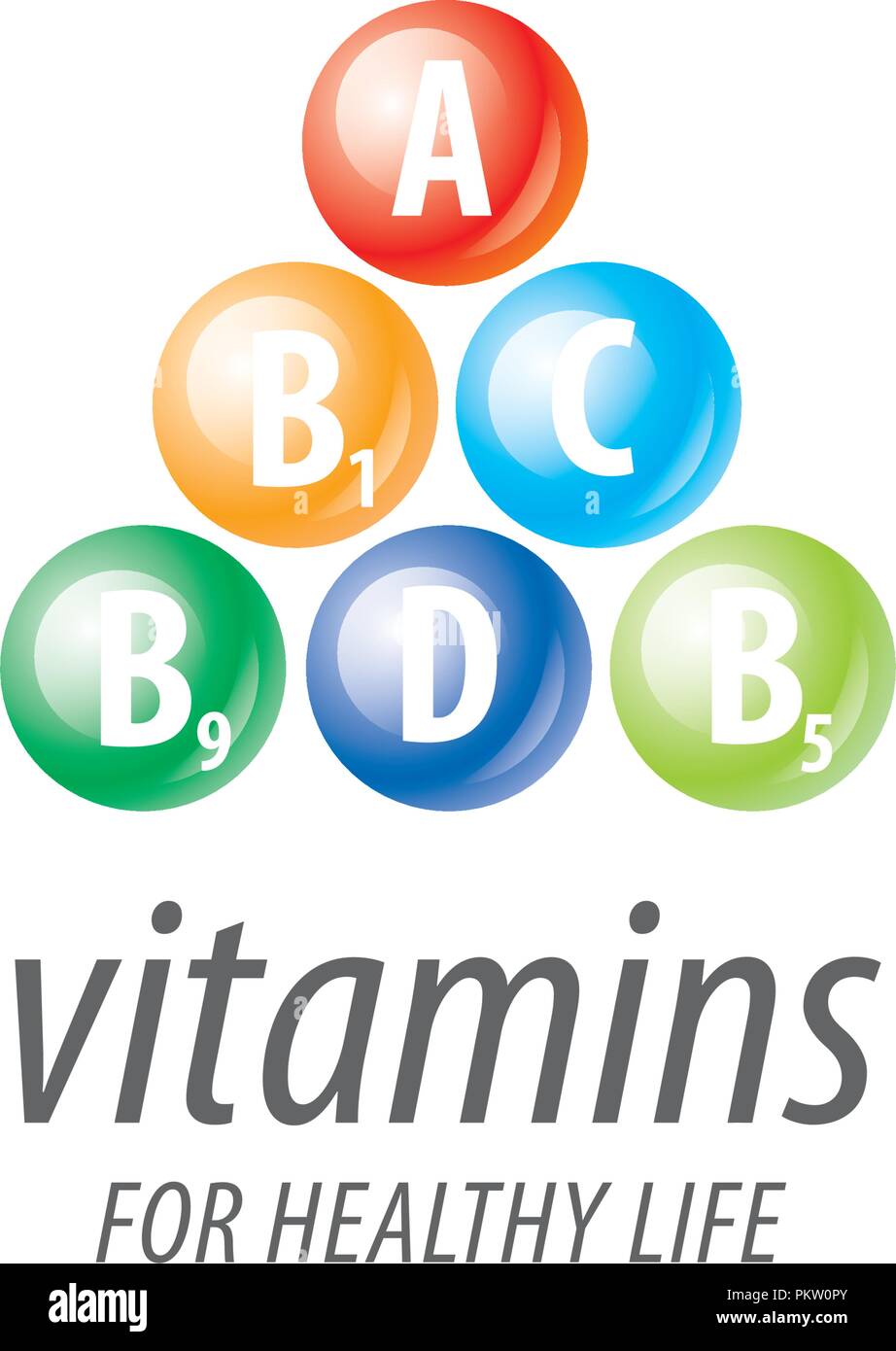 vector logo vitamins Stock Vector Image & Art - Alamy