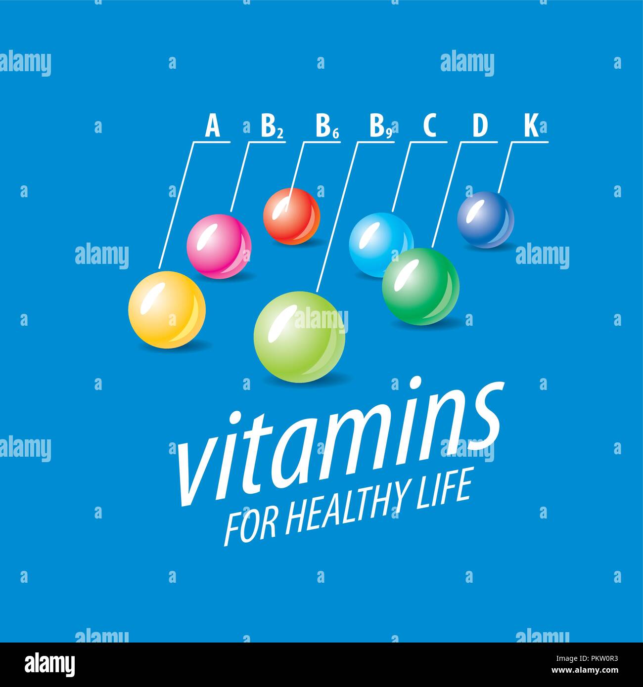vector logo vitamins Stock Vector Image & Art - Alamy