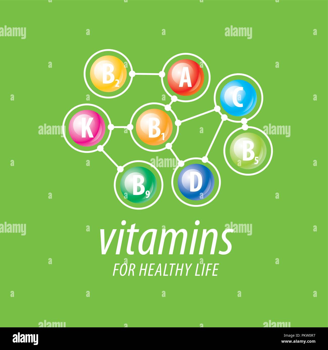 vector logo vitamins Stock Vector Image & Art - Alamy