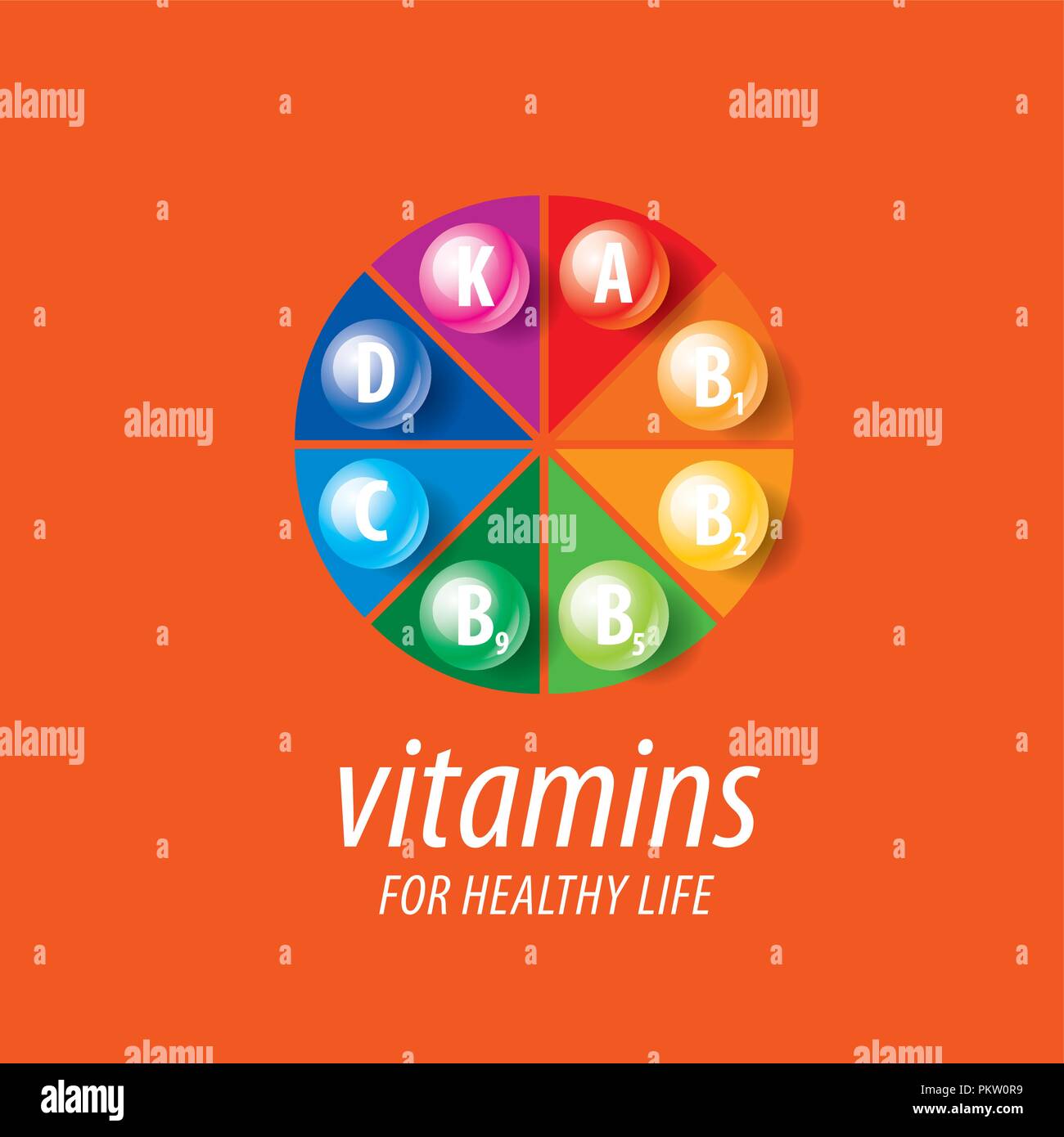 vector logo vitamins Stock Vector Image & Art - Alamy