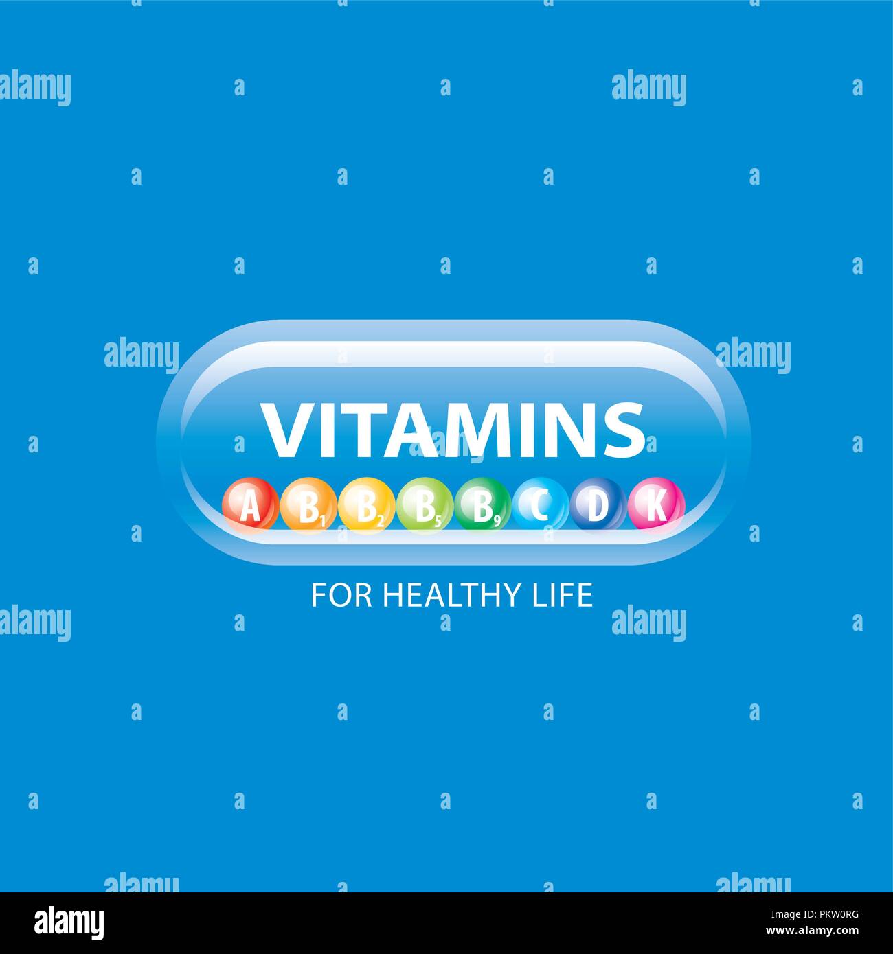 vector logo vitamins Stock Vector Image & Art - Alamy