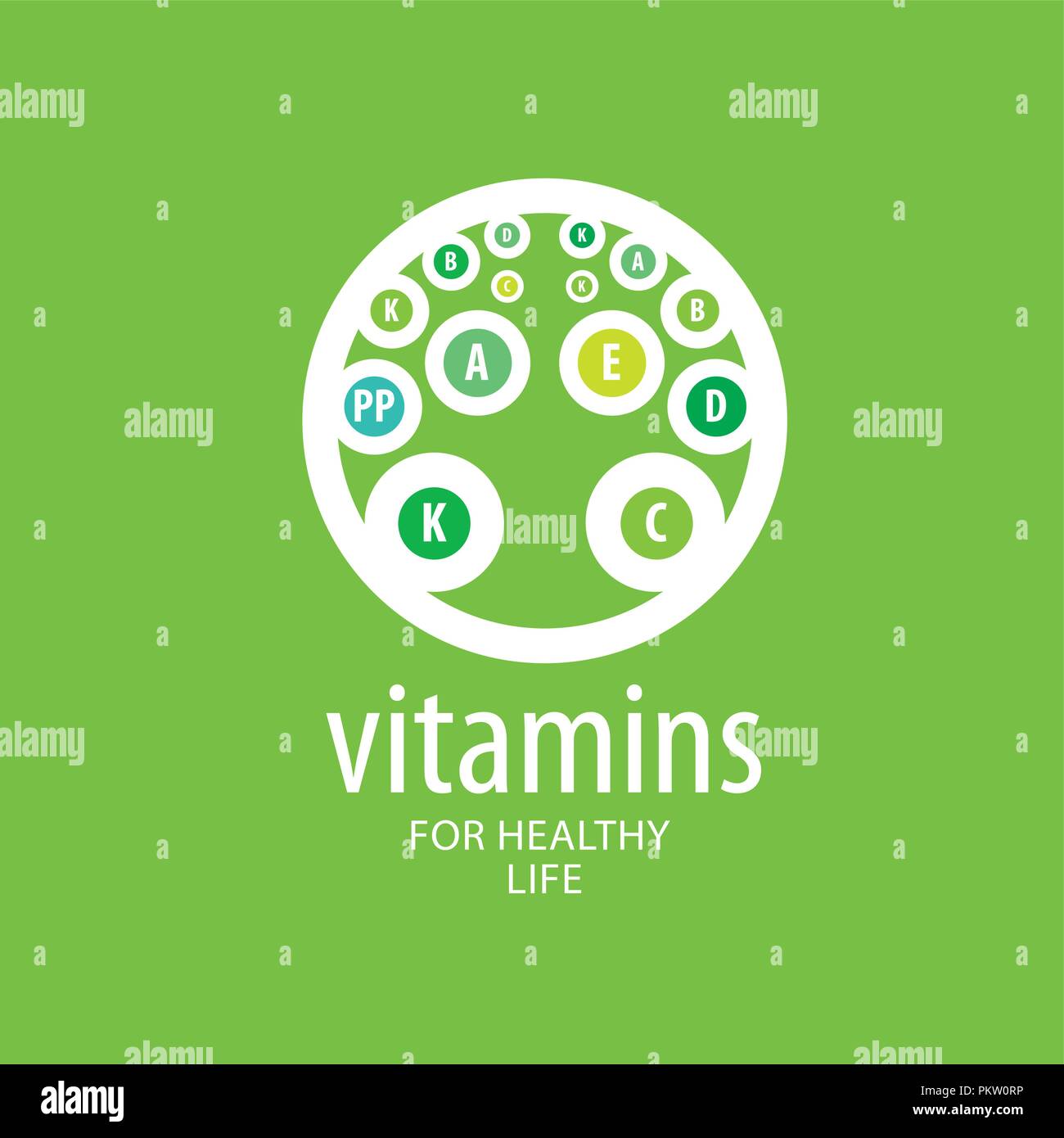 vector logo vitamins Stock Vector Image & Art - Alamy
