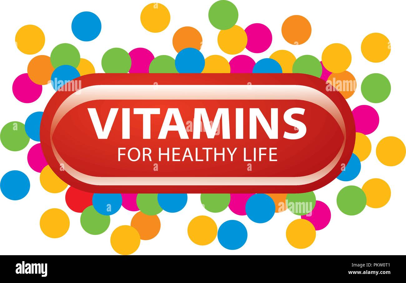 vector logo vitamins Stock Vector Image & Art - Alamy