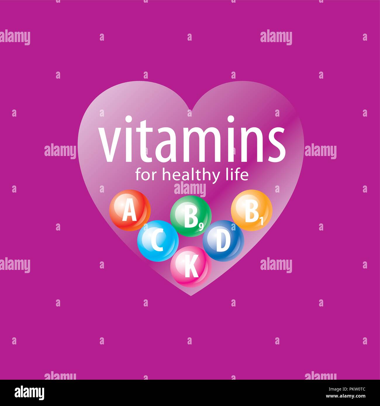 vector logo vitamins Stock Vector Image & Art - Alamy