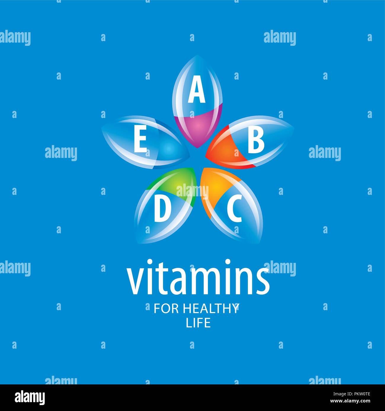 vector logo vitamins Stock Vector Image & Art - Alamy
