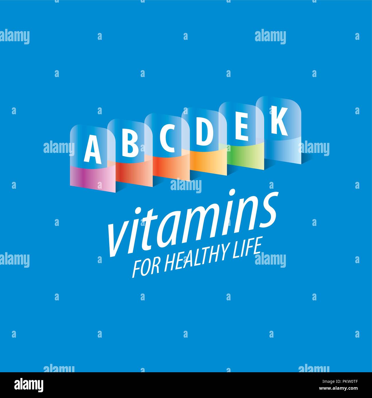 vector logo vitamins Stock Vector Image & Art - Alamy