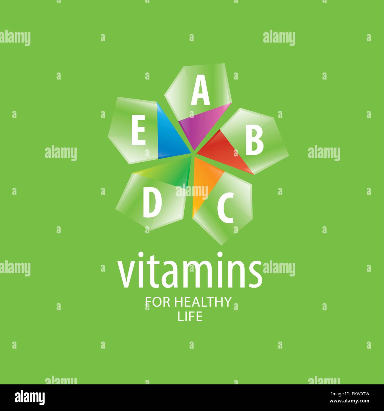 vector logo vitamins Stock Vector Image & Art - Alamy
