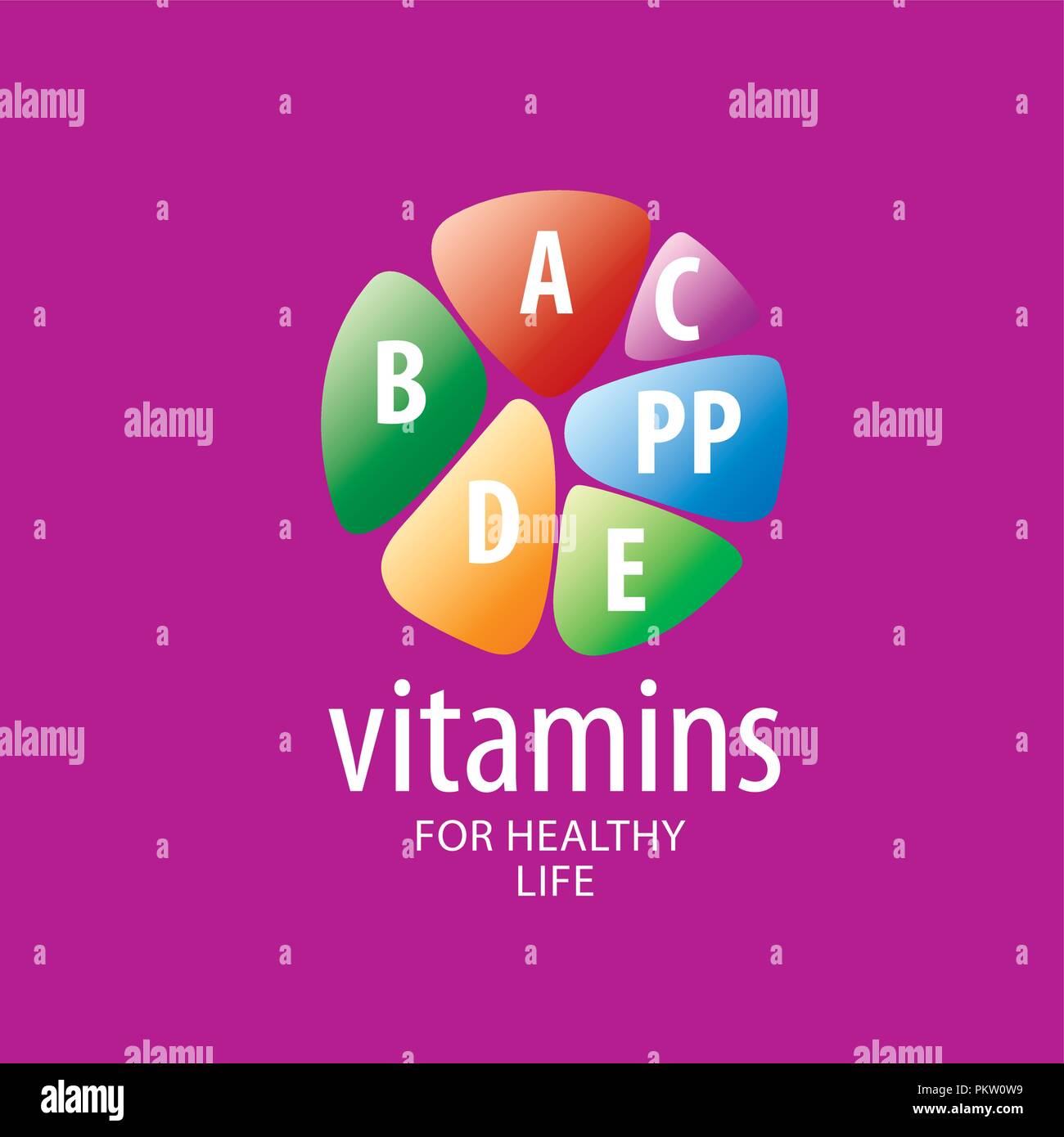 vector logo vitamins Stock Vector Image & Art - Alamy