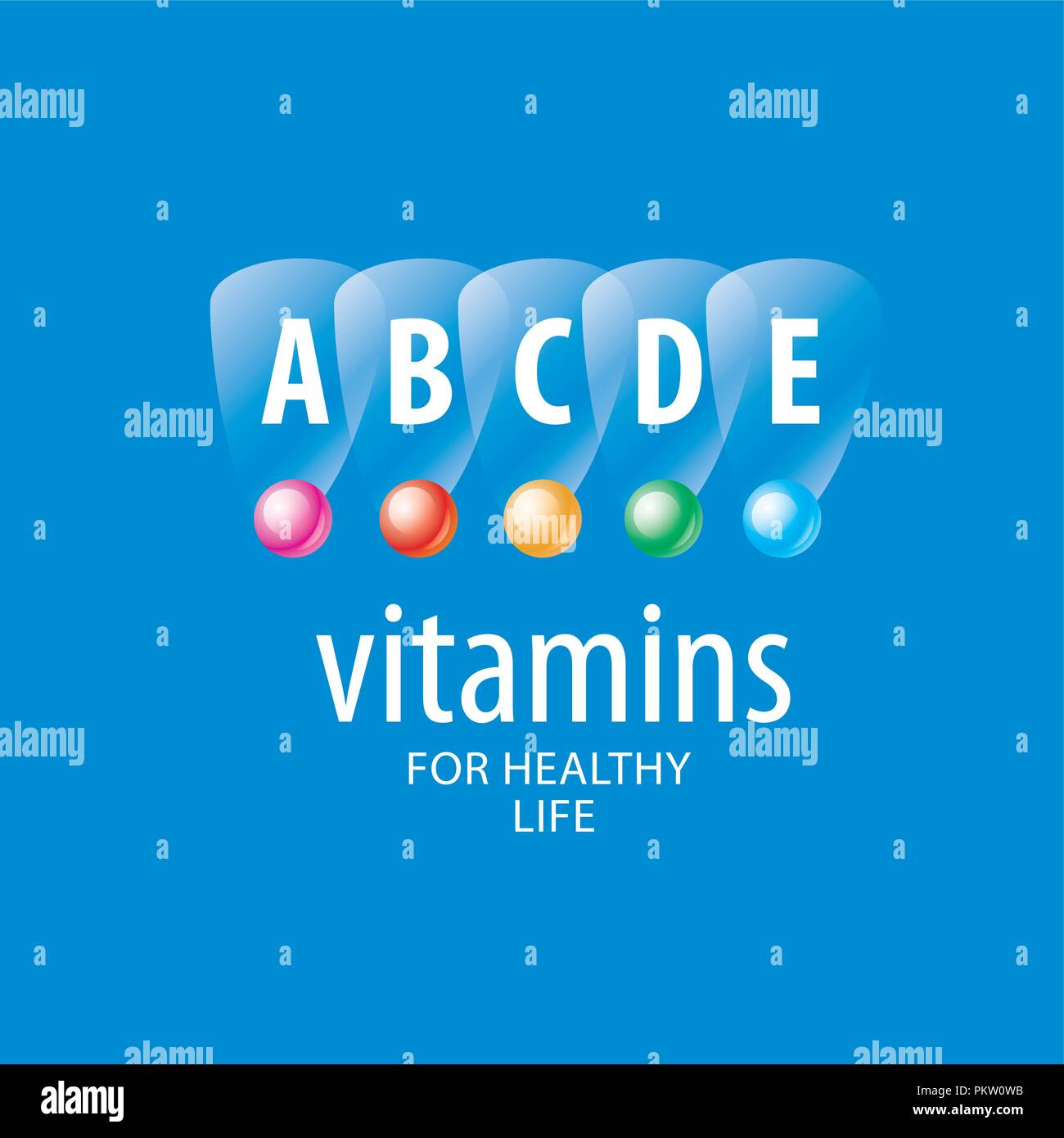 vector logo vitamins Stock Vector Image & Art - Alamy