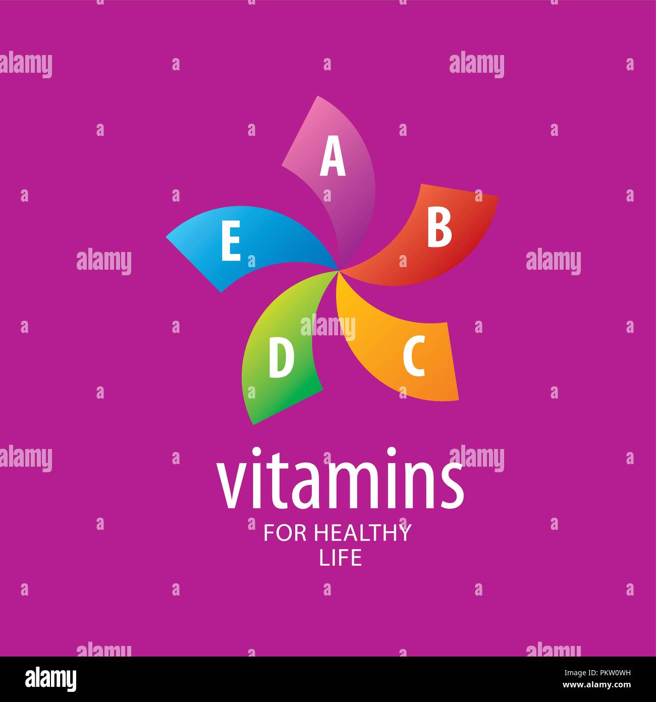 vector logo vitamins Stock Vector Image & Art - Alamy