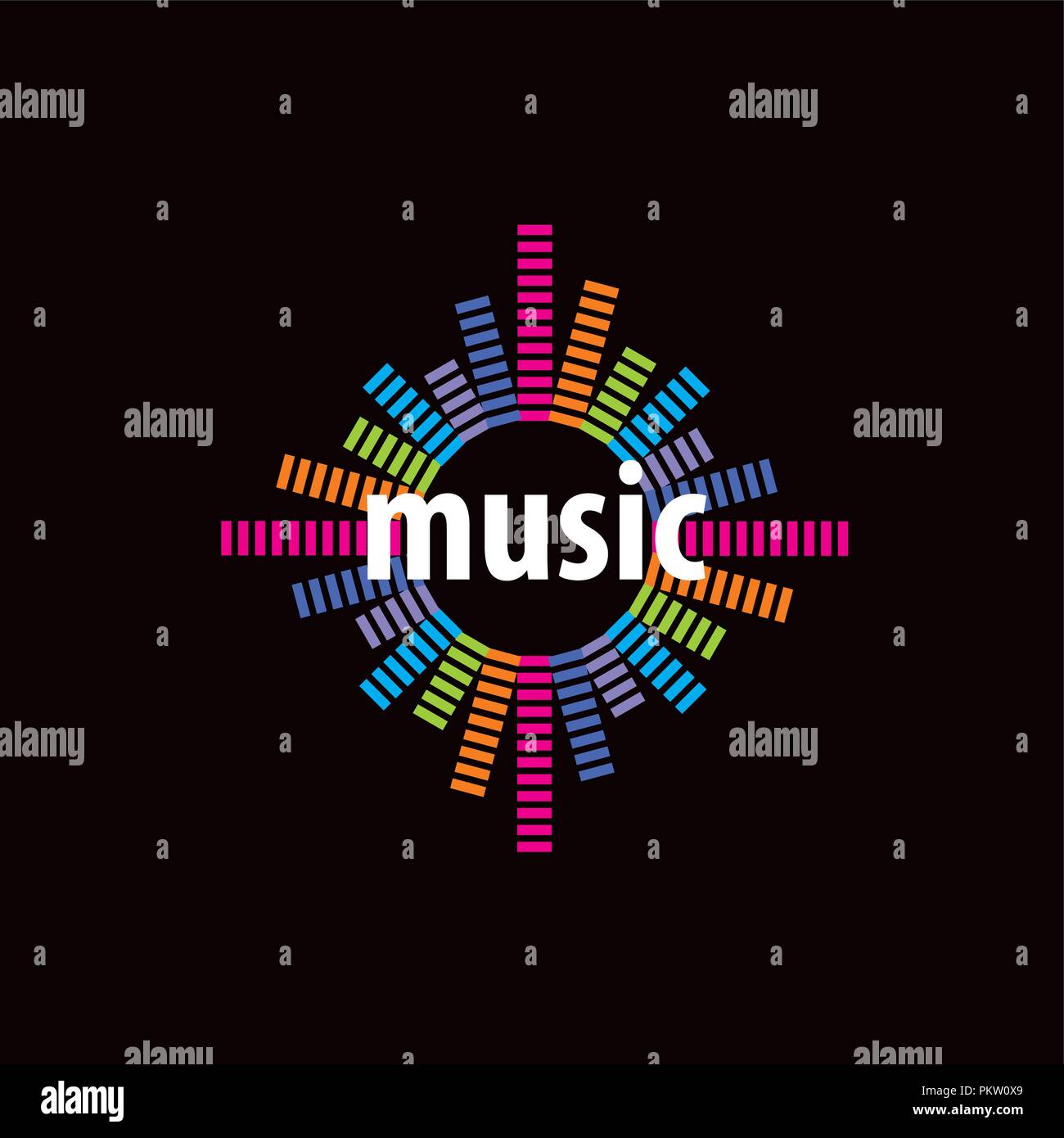 vector logo music Stock Vector Image & Art - Alamy