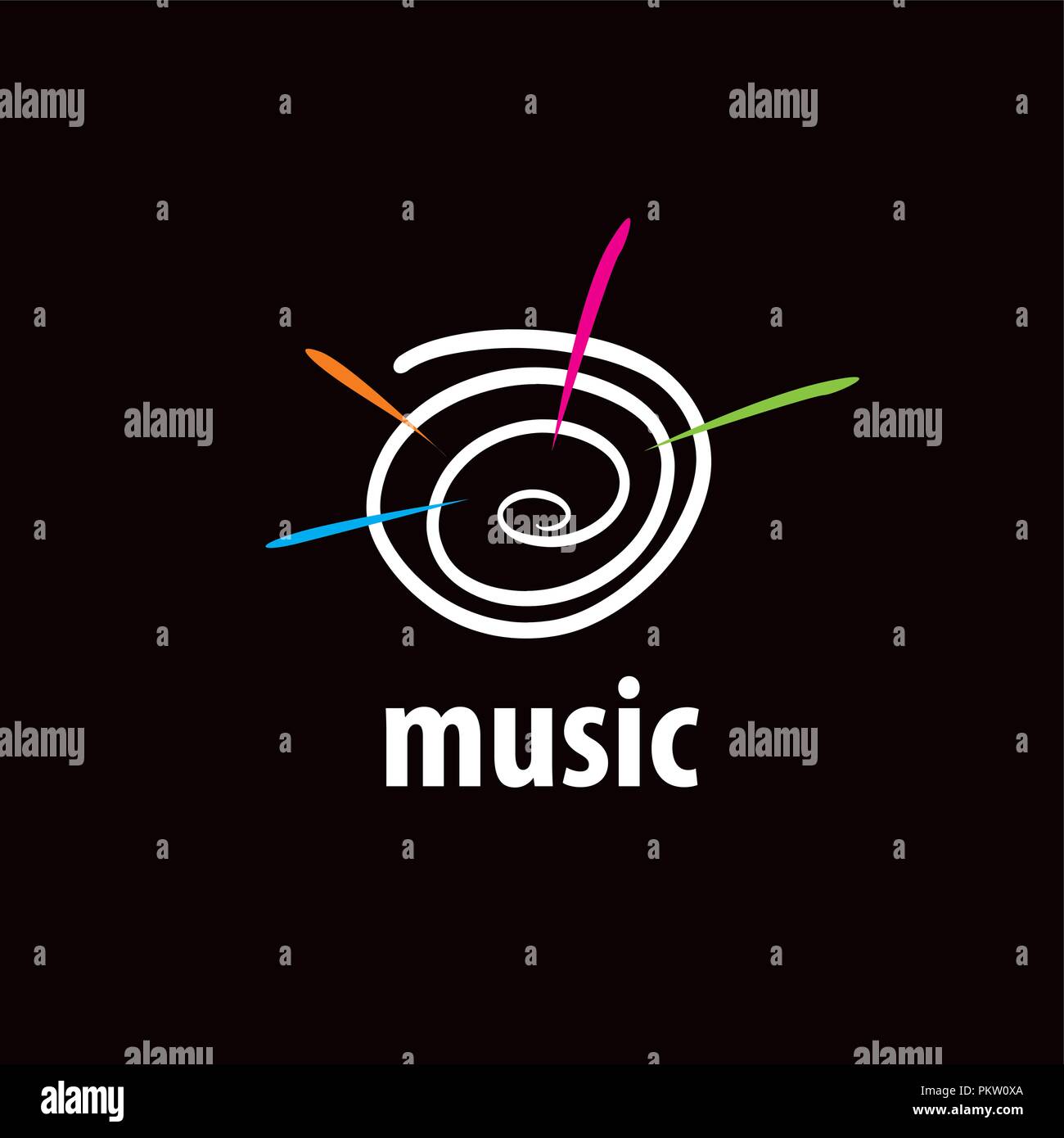 vector logo music Stock Vector Image & Art - Alamy