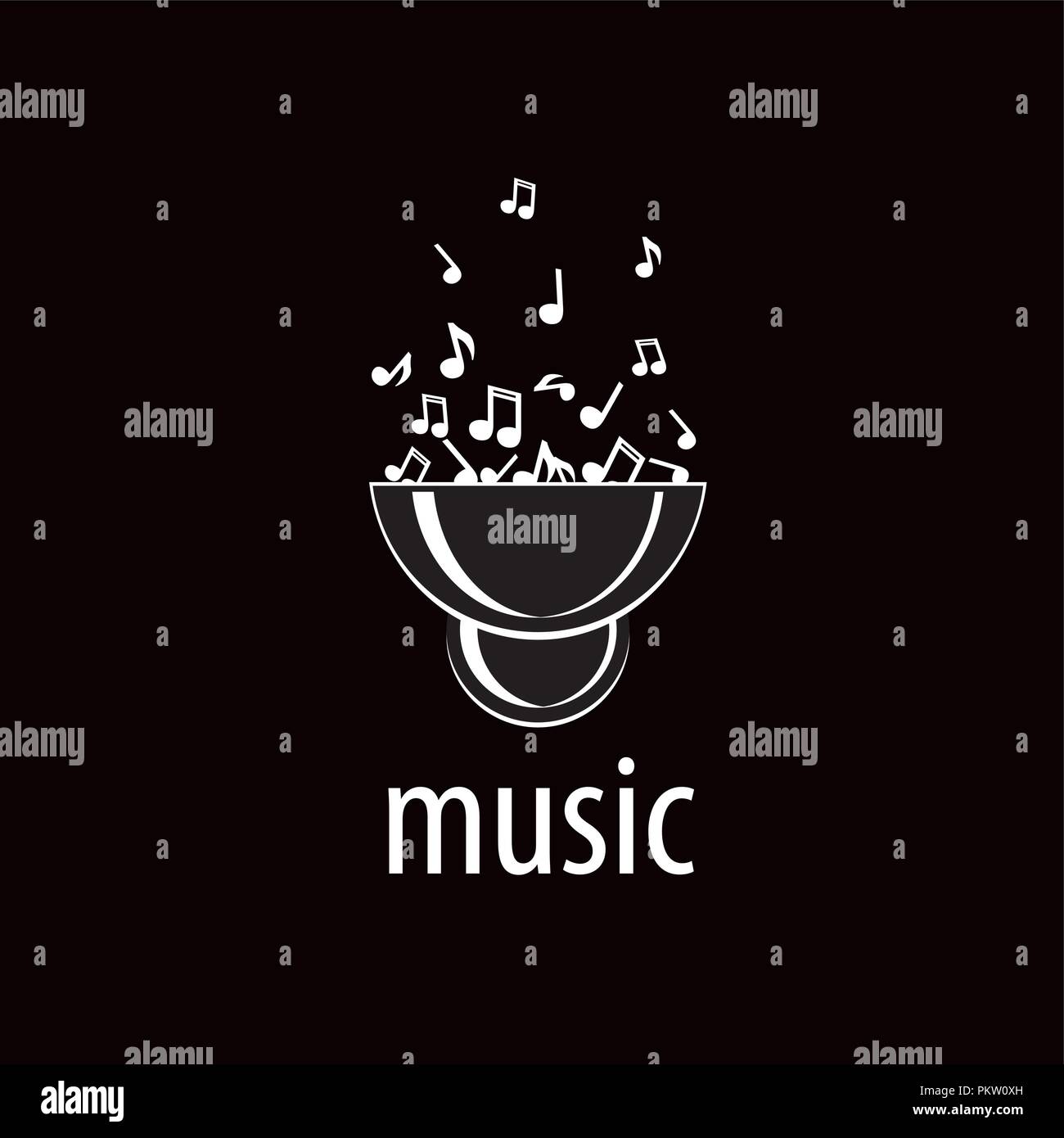 vector logo music Stock Vector Image & Art - Alamy