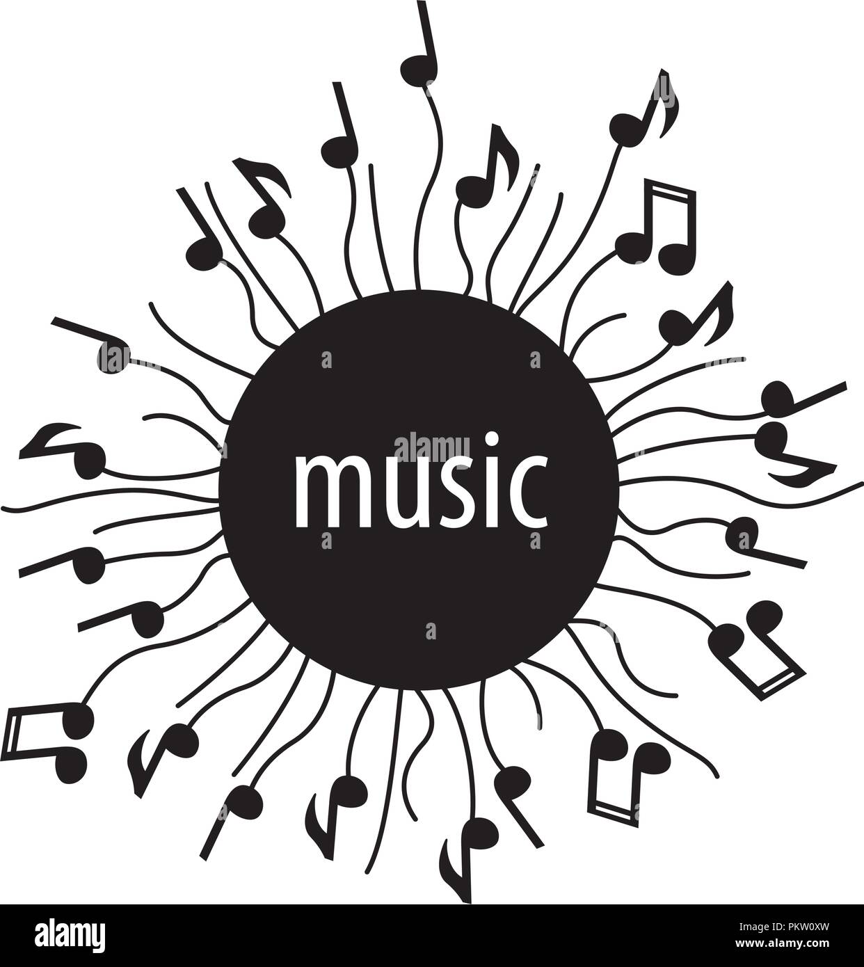 vector logo music Stock Vector Image & Art - Alamy