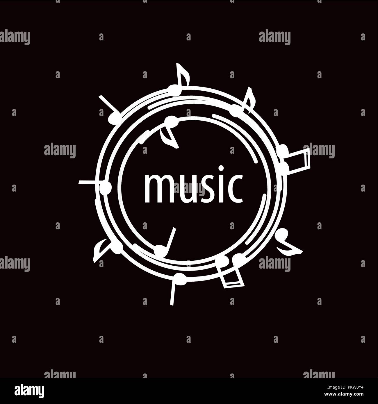 vector logo music Stock Vector Image & Art - Alamy