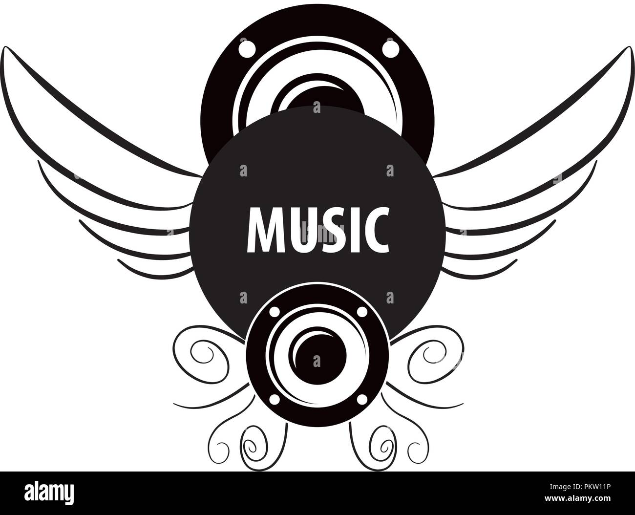 vector logo music Stock Vector Image & Art - Alamy