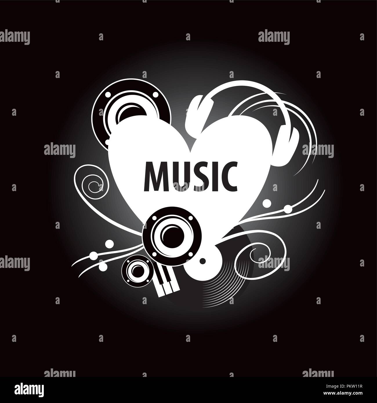 vector logo music Stock Vector Image & Art - Alamy