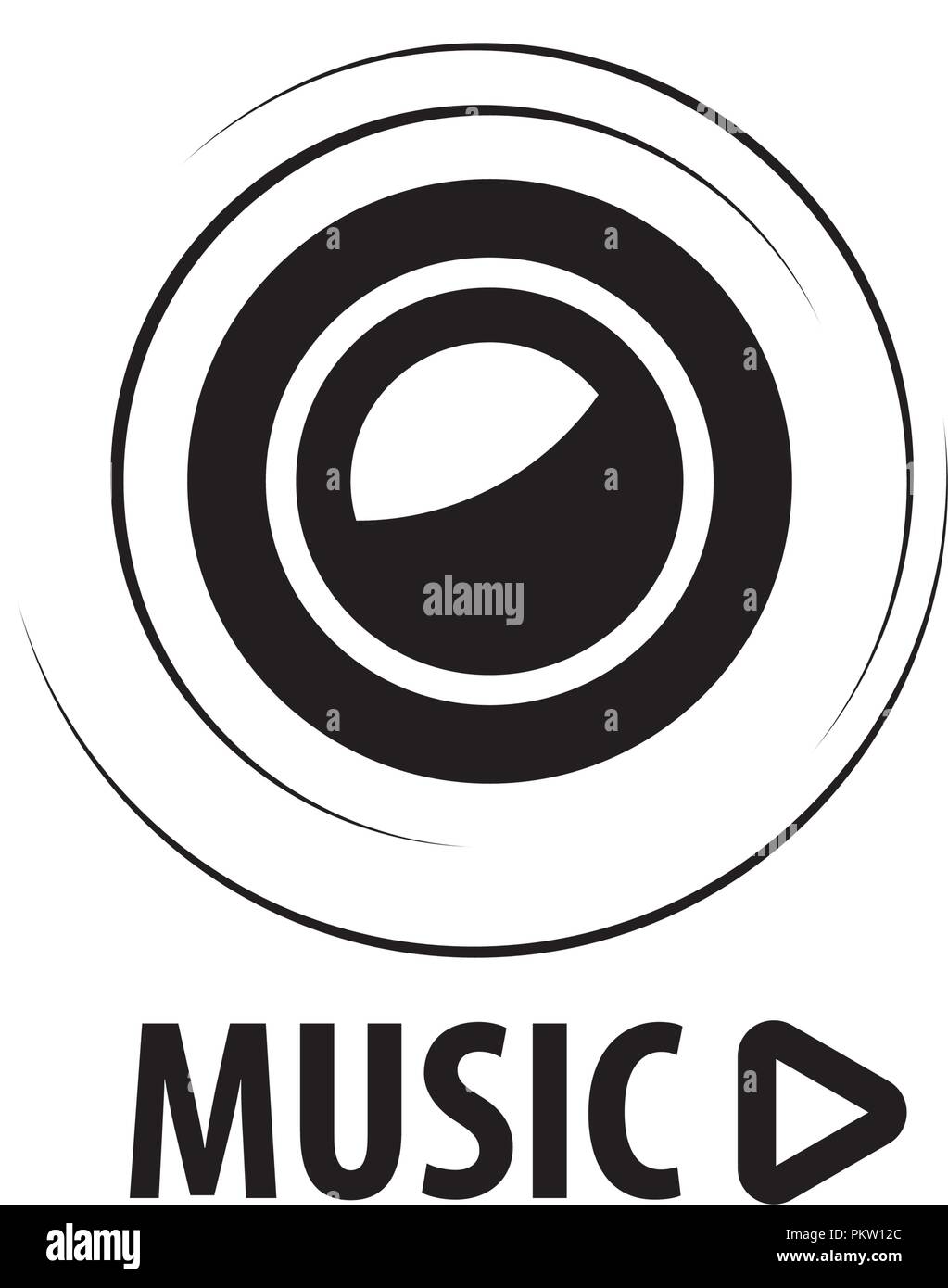 vector logo music Stock Vector Image & Art - Alamy