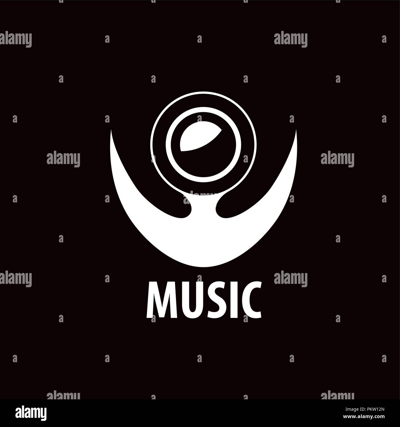 vector logo music Stock Vector Image & Art - Alamy