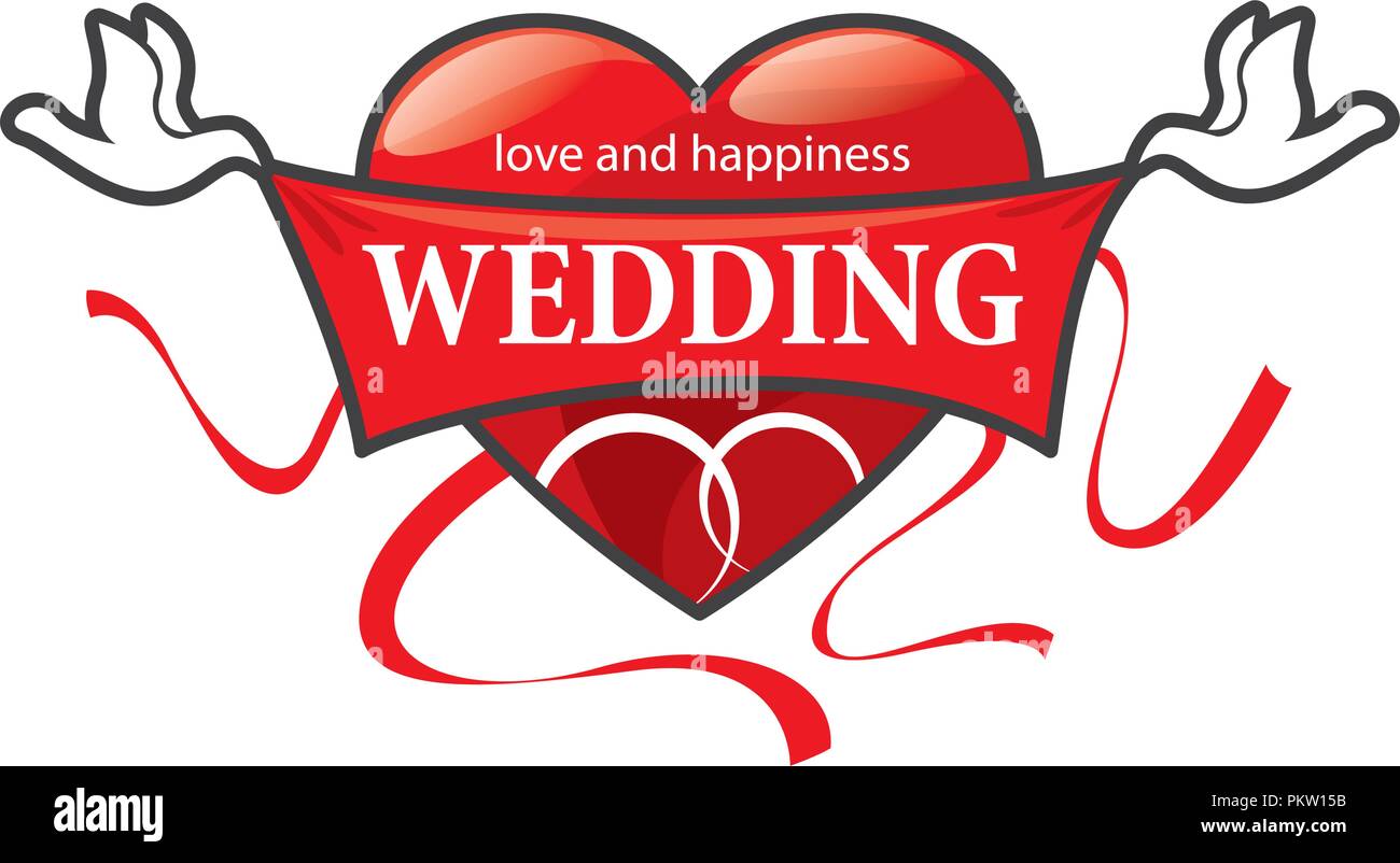 vector logo wedding Stock Vector Image & Art - Alamy