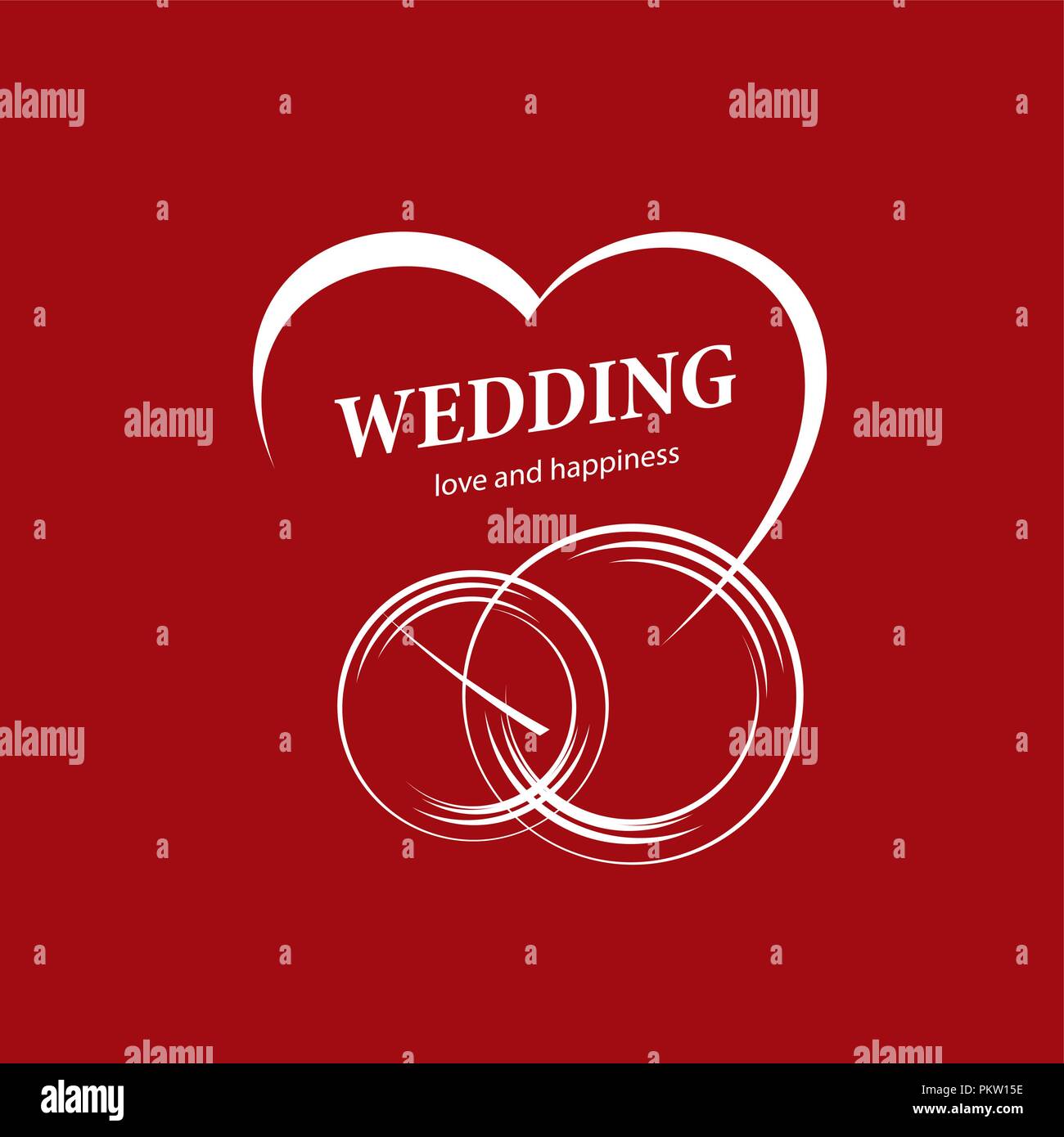 vector logo wedding Stock Vector Image & Art - Alamy