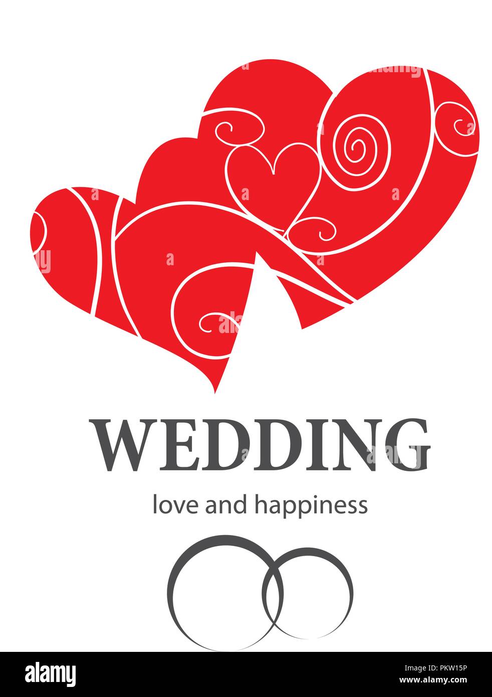 vector logo wedding Stock Vector Image & Art - Alamy