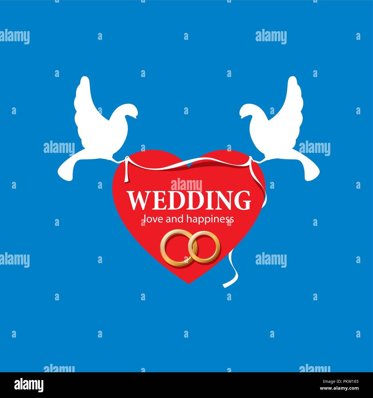 vector logo wedding Stock Vector Image & Art - Alamy