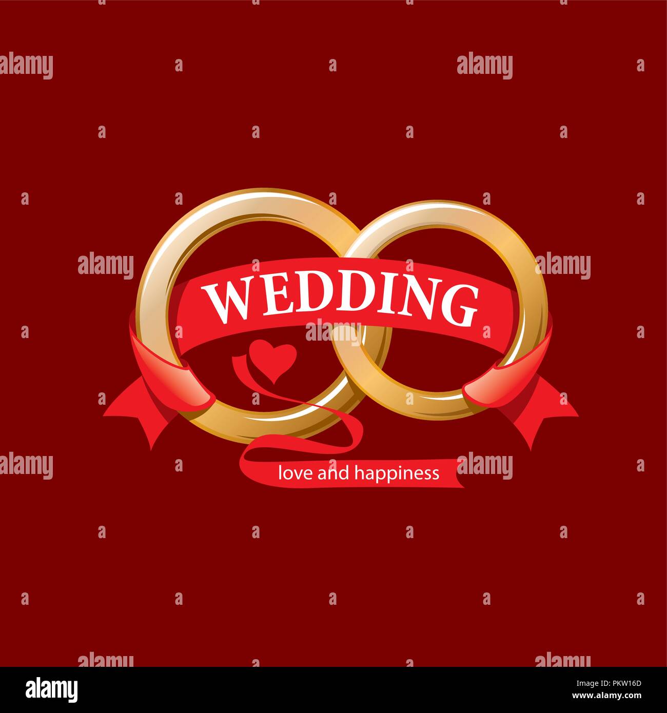 vector logo wedding Stock Vector Image & Art - Alamy