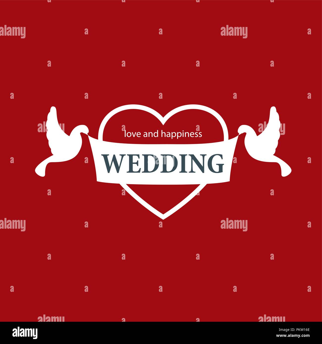 vector logo wedding Stock Vector Image & Art - Alamy