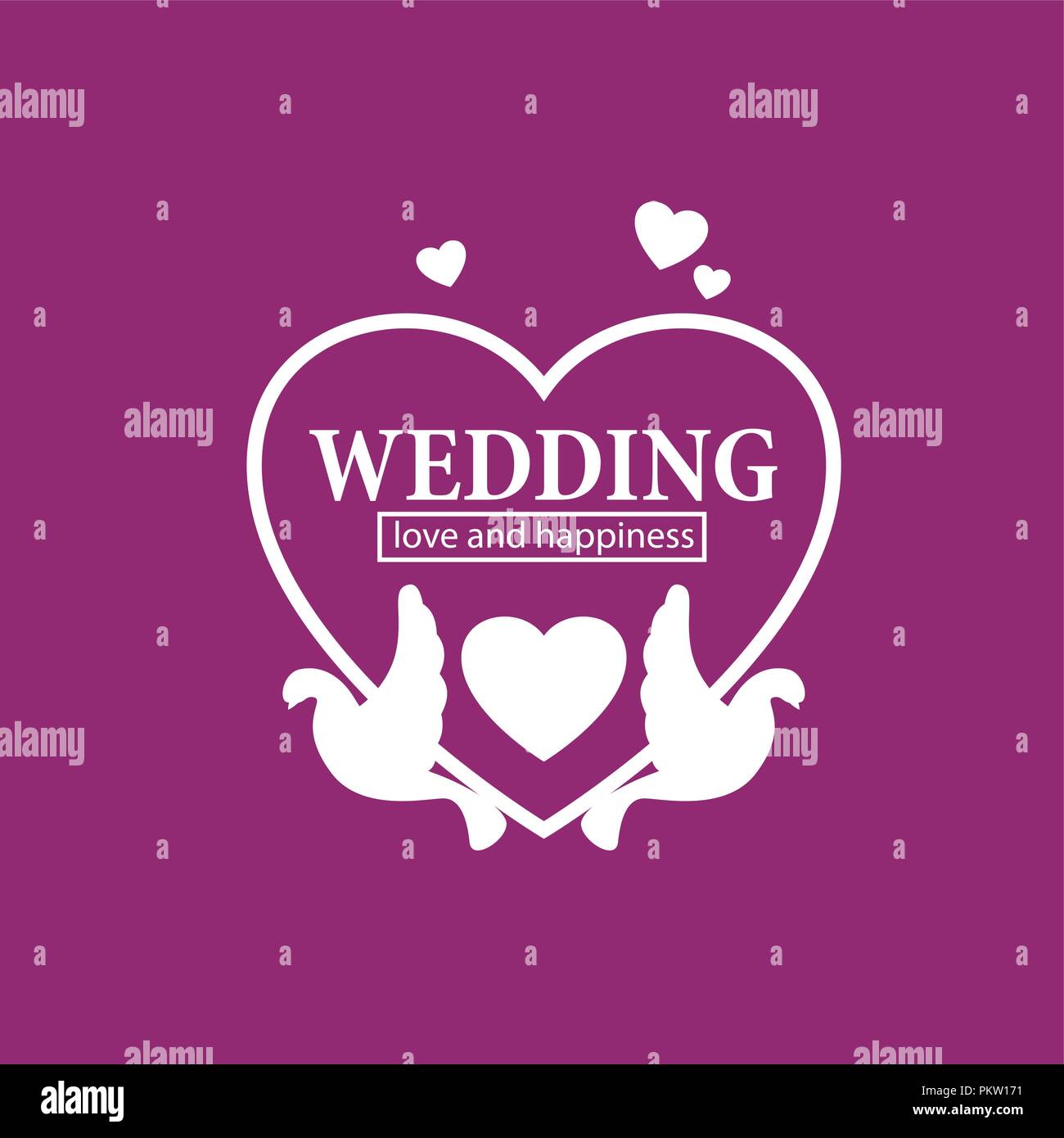 vector logo wedding Stock Vector Image & Art - Alamy