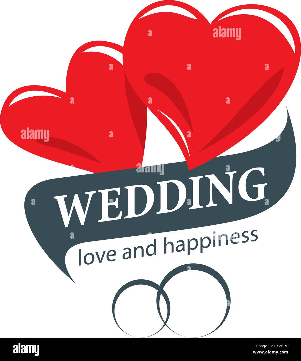 vector logo wedding Stock Vector Image & Art - Alamy