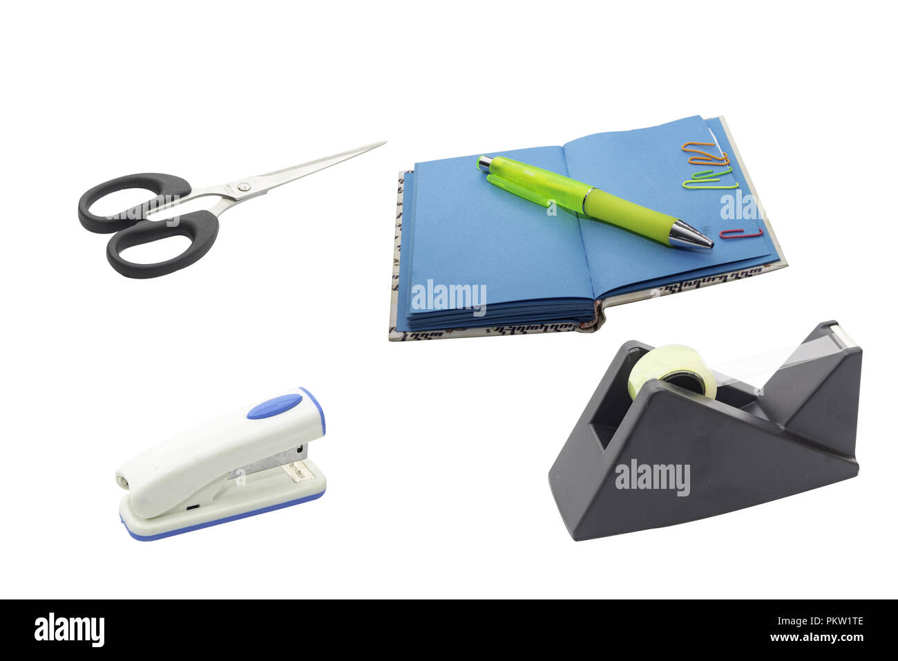Study supplies on school Cut Out Stock Images & Pictures - Alamy