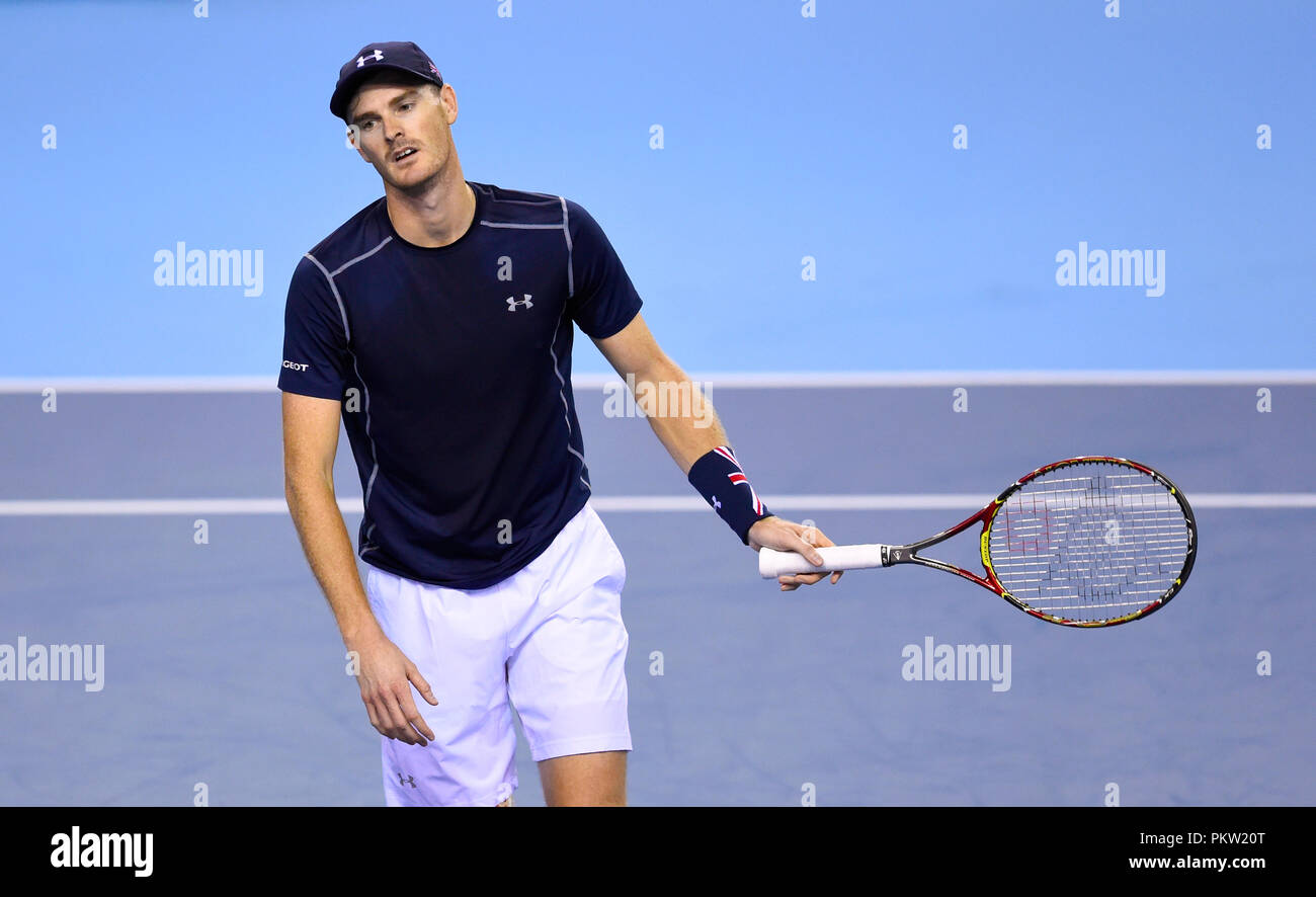 Jamie murray reacts hi-res stock photography and images - Alamy